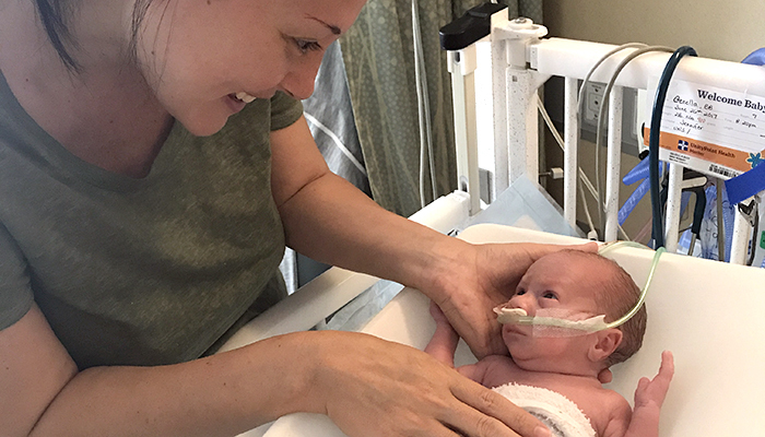 Baby Born at 28-Weeks Due to Rare Condition